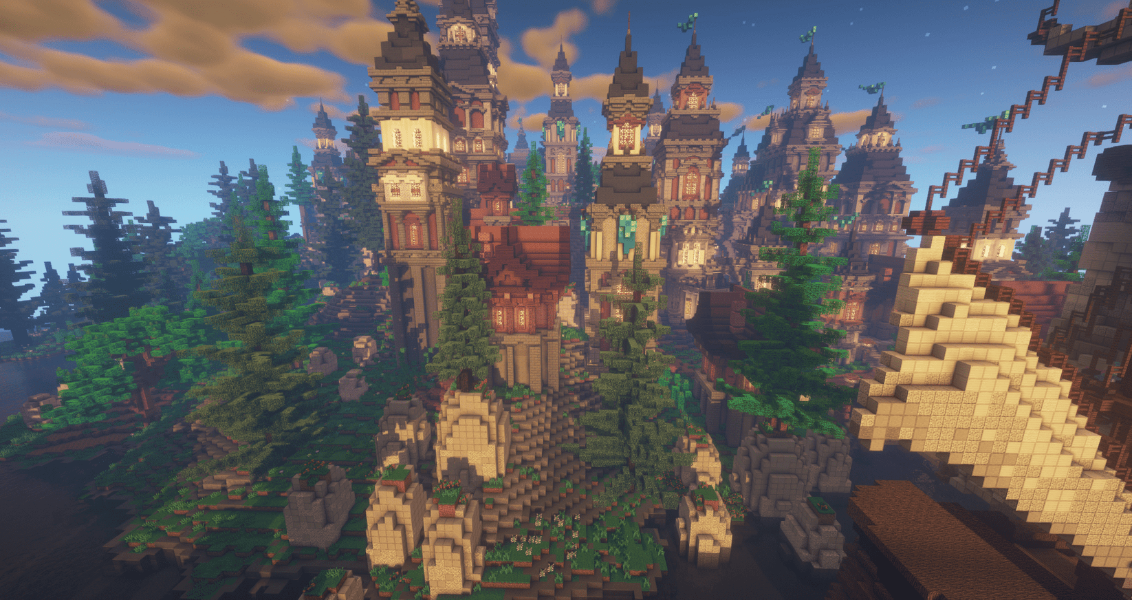 Huge Kingdom Spawn - Massive Medieval Minecraft Map – Keystone Builds