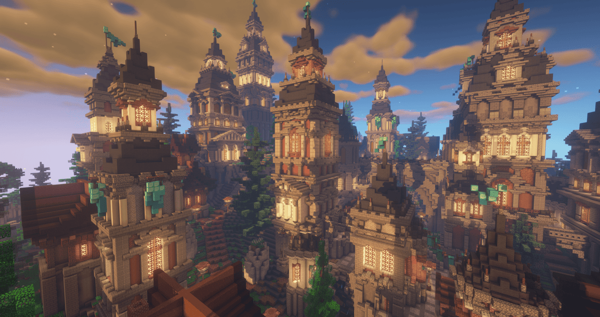 Huge Kingdom Spawn - Massive Medieval Minecraft Map – Keystone Builds