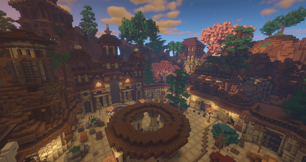 Marketplace Town - Medieval Minecraft Village Map – Keystone Builds