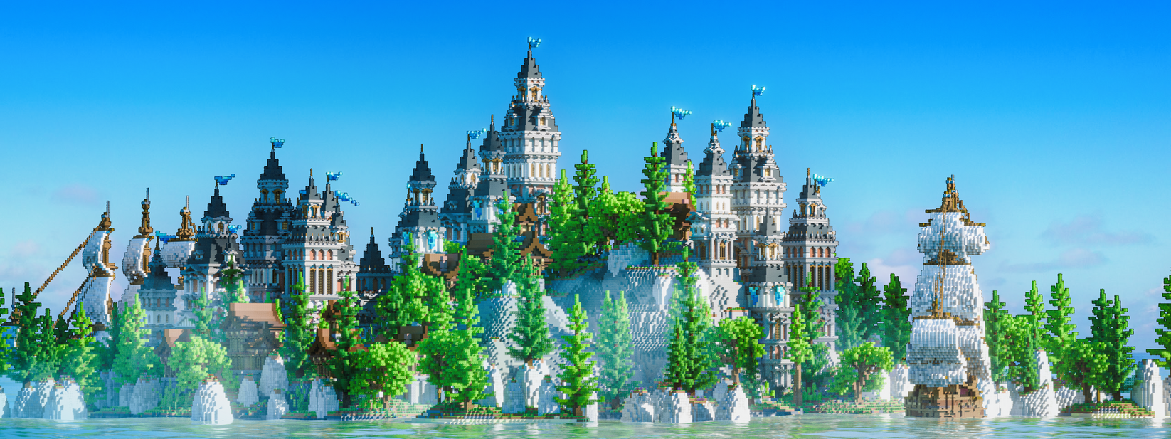 Huge Kingdom Spawn - Massive Medieval Minecraft Map – Keystone Builds